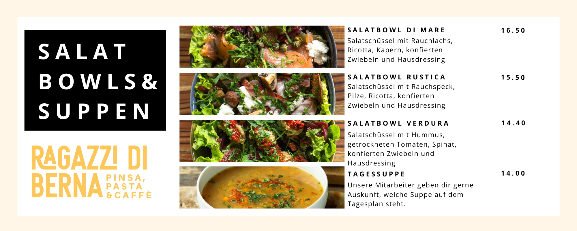 Menu | Ragazzi di Berna